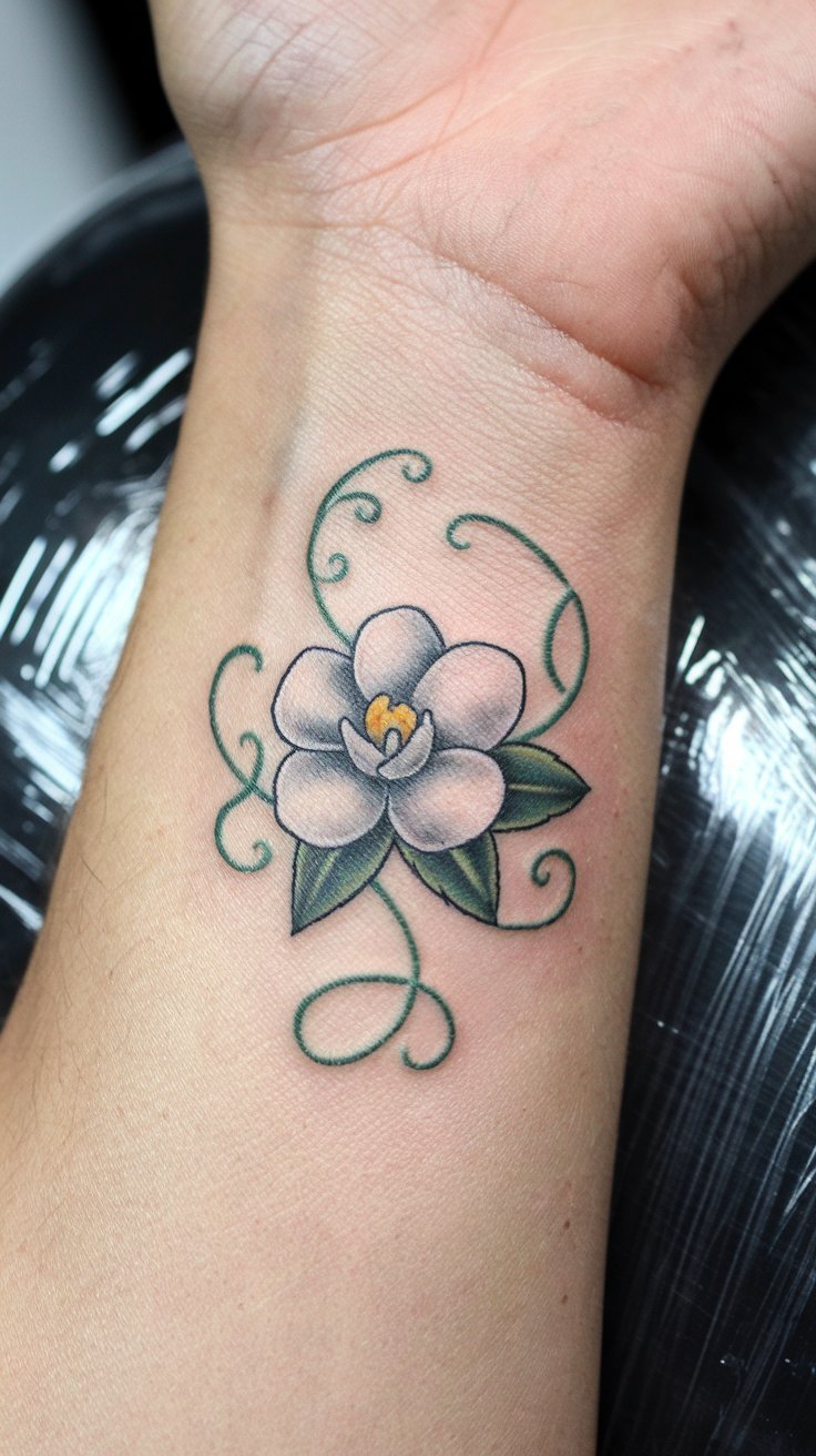 11 Breathtaking Beautiful Gardenia Tattoo Ideas for Women
