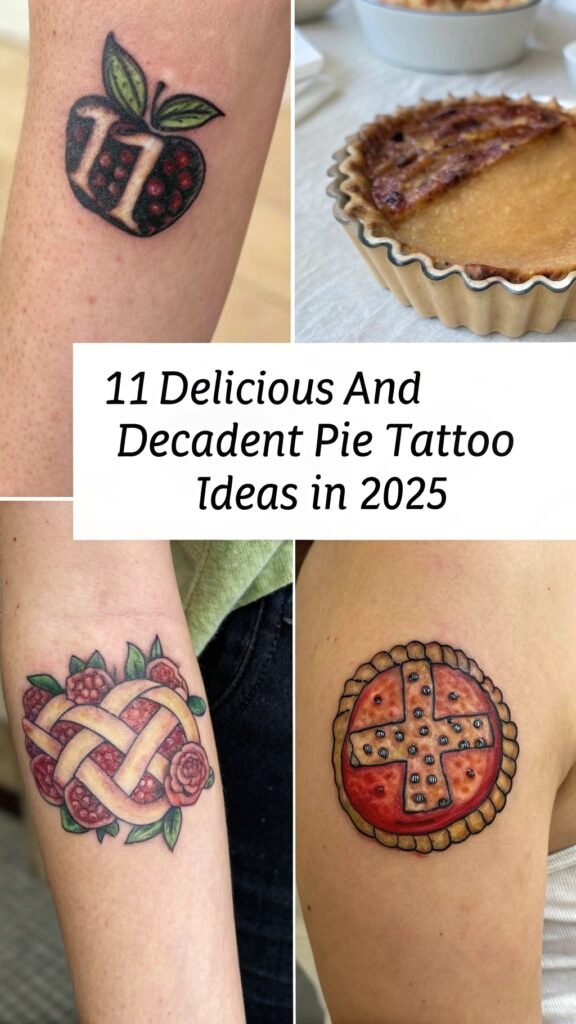 11 Delicious and Decadent Pie Tattoo Ideas for Foodies